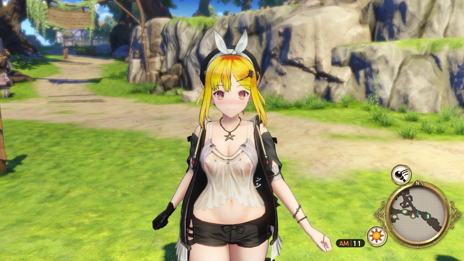 Utamaru🔞 on Twitter: "黒パーカーに有志作成の濡れ透けテクスチャを移植、谷間も強調されシコい、すごい( 'ω') 背面はえっちないらすとで痛パーカーキャップ化 https ...