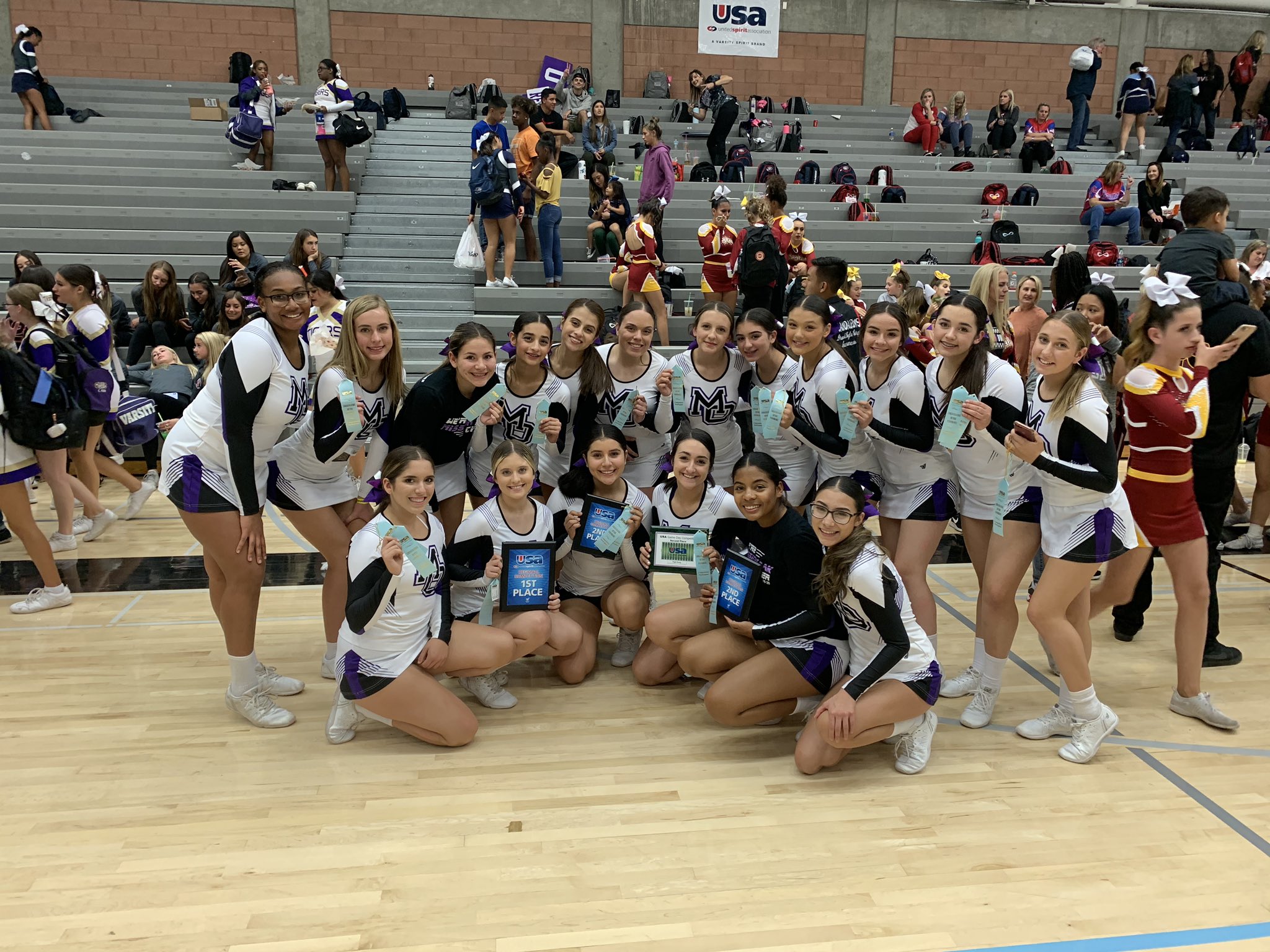 Mission Oak Cheer on Twitter: "Taking home 1st in Band Chant, and 2nd in Fight Song, Situational ...