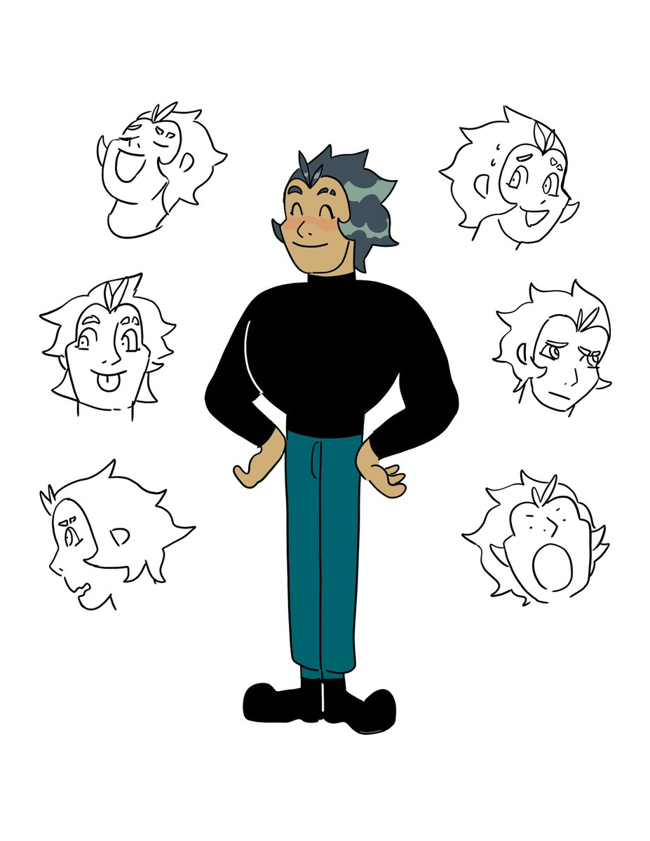 「help! my fav oc is a himbo 」amy terryの漫画