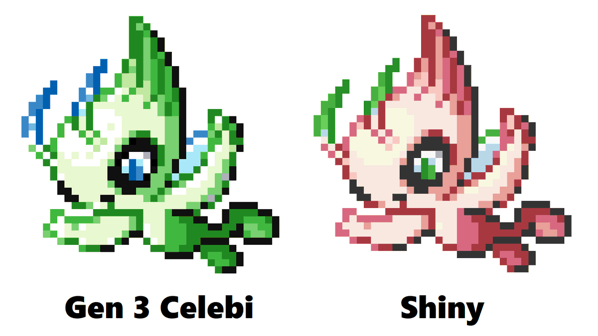 Shiny Celebi Sprite