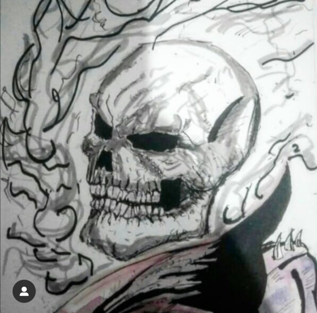 choque Espera un minuto Cuando ghost rider dibujo a lapiz aerolíneas ...