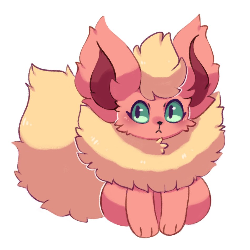 「Last drawing of the week, the big fluff 」|Meroのイラスト