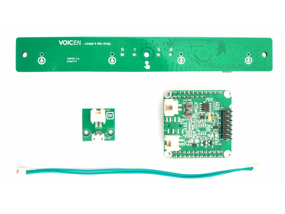 Makerfabs on Twitter: "VOICEN Linear 4 Mic Array Kit: Smart Speaker from Scratch Make an open ...