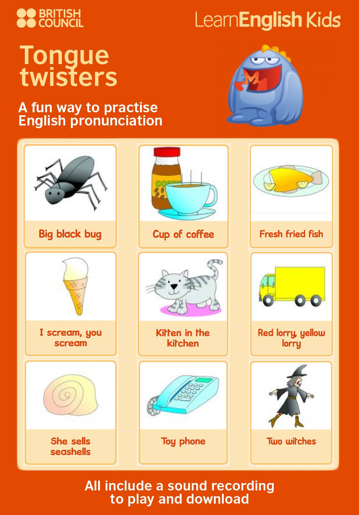 Tongue Twisters For Kids