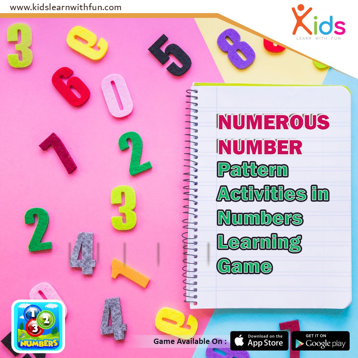 Kids Learn With Fun on Twitter: "Numerous #numbers #pattern #activities ...