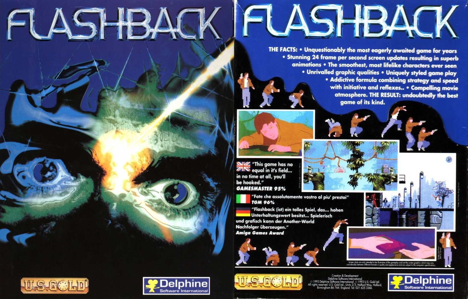 Retro Game Geeks on Twitter: "FLASHBACK: Here's the European Amiga & MS-DOS cover for the ...