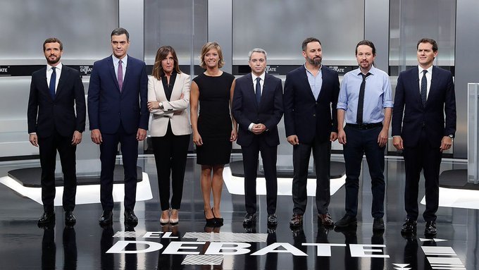 Las portadas de los diarios tras el debate a cinco / Twitter