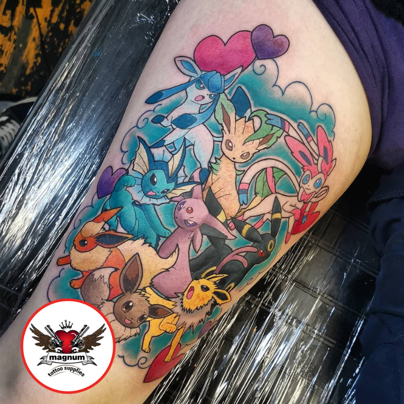 Eevee Evolution Tattoo