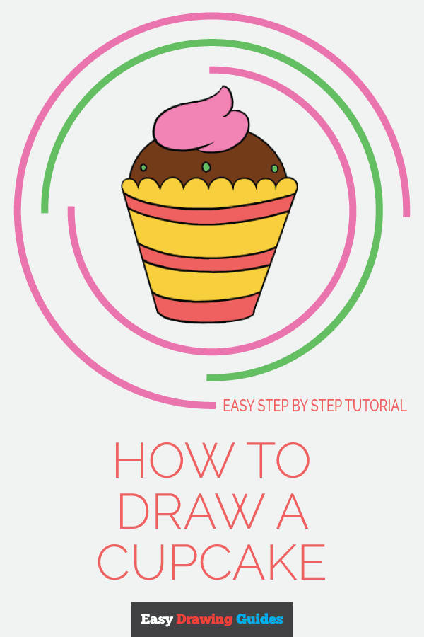 How To Draw A Cupcake Step By Step For Kids