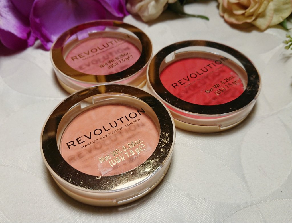 Makeup Revolution Baked Blush Swatches | Makeupview.co
