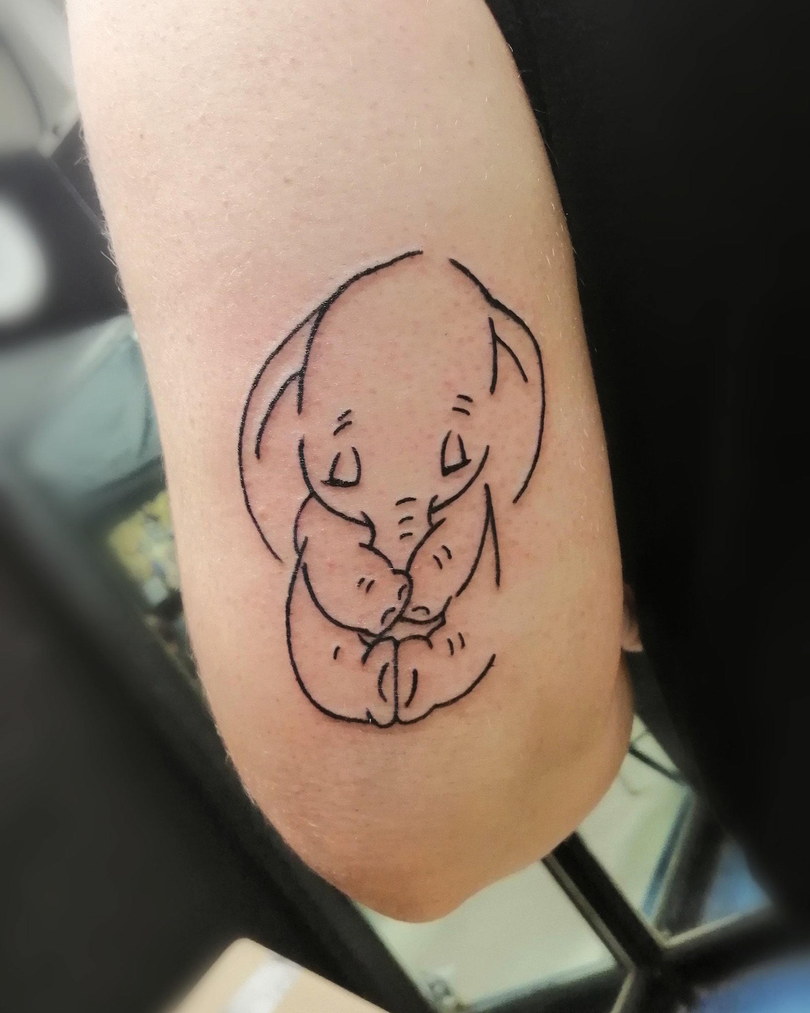 Dumbo Cartoon Tattoos