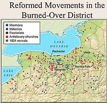 Second Great Awakening Map