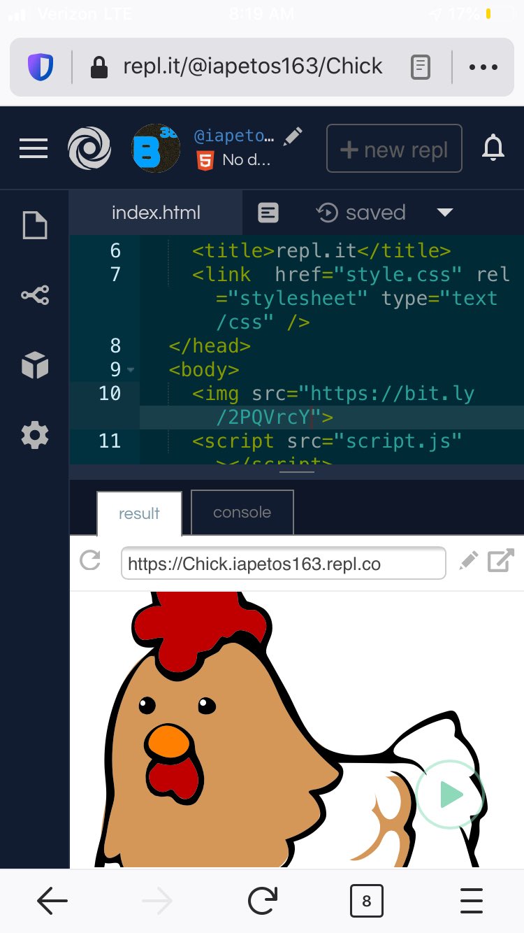 Amjad Masad ⠕ on Twitter: "@DeannaSoukup @ryanflorence @replit Awesome! 👍🙌" / Twitter