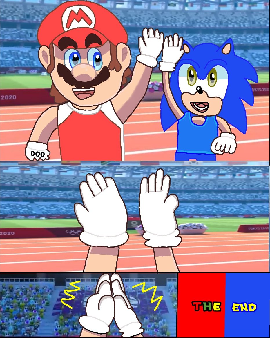 Mario Vs Sonic Comic
