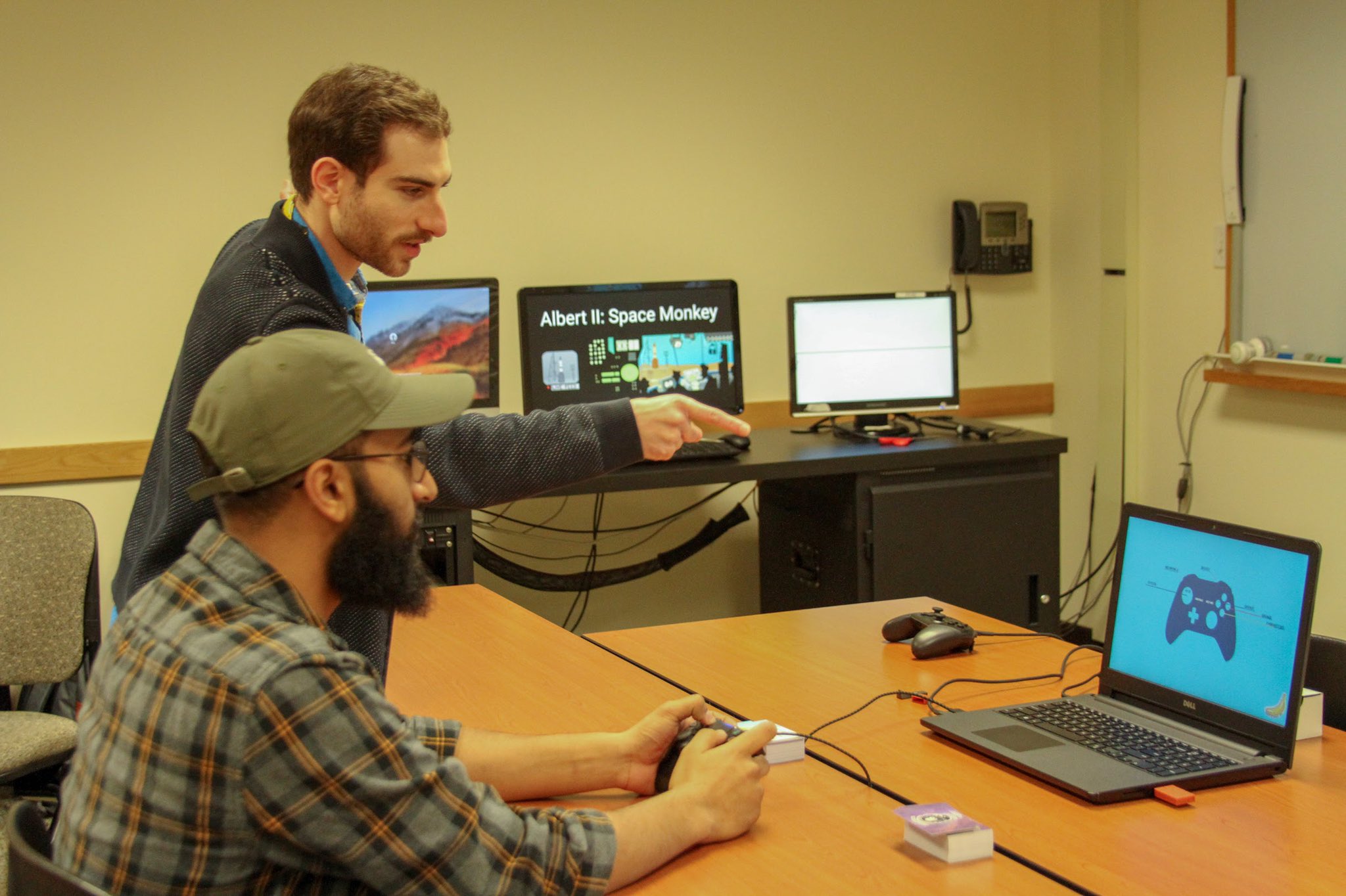 Monkey See Monkey Dev on Twitter: "Thanks for having us DePaul! #AlbertIISpaceMonkey #IndieGame ...