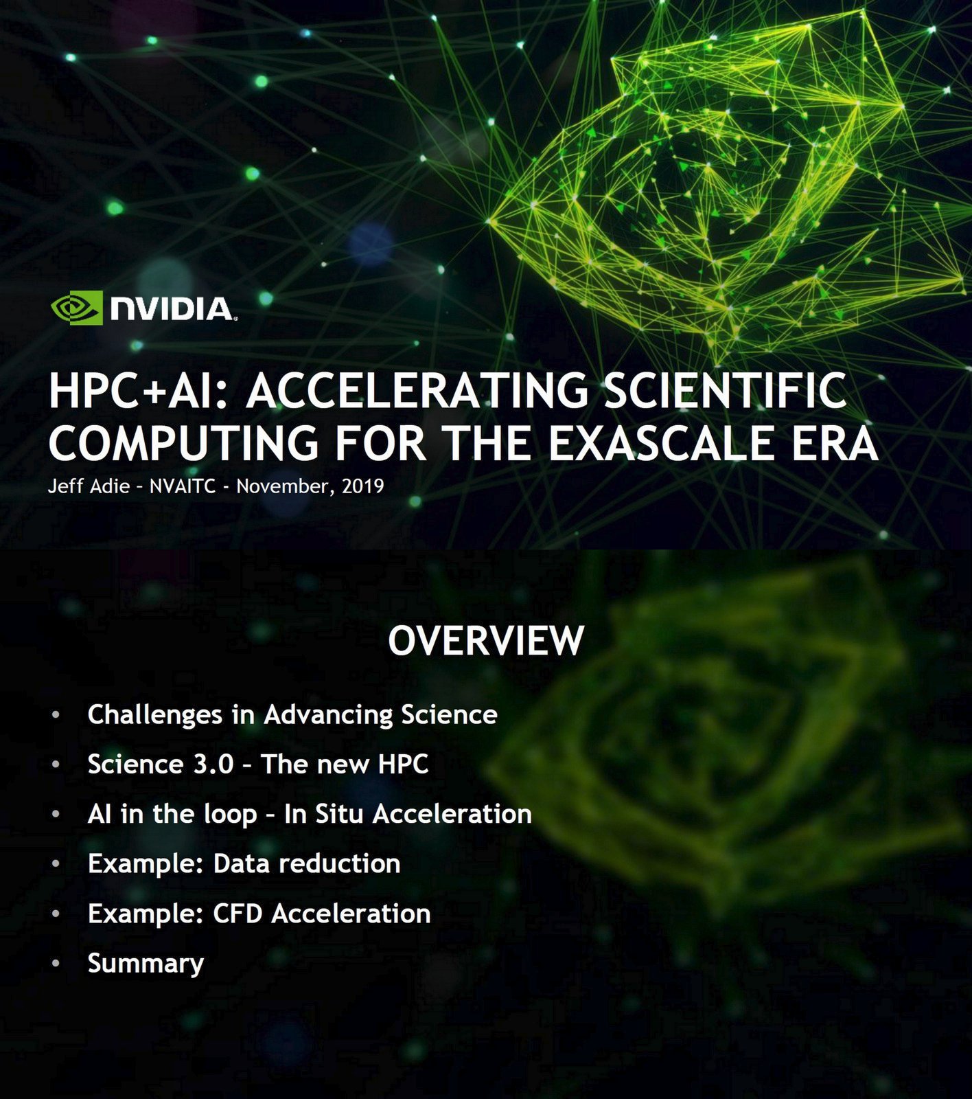 OGAWA, Tadashi on Twitter: "=> "HPC+AI: Accelerating Scientific Computing for The Exascale Era ...