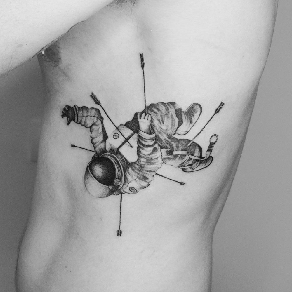 Astronaut In Space Tattoo Tattoos Tattoos Astronaut Ed White Astronaut