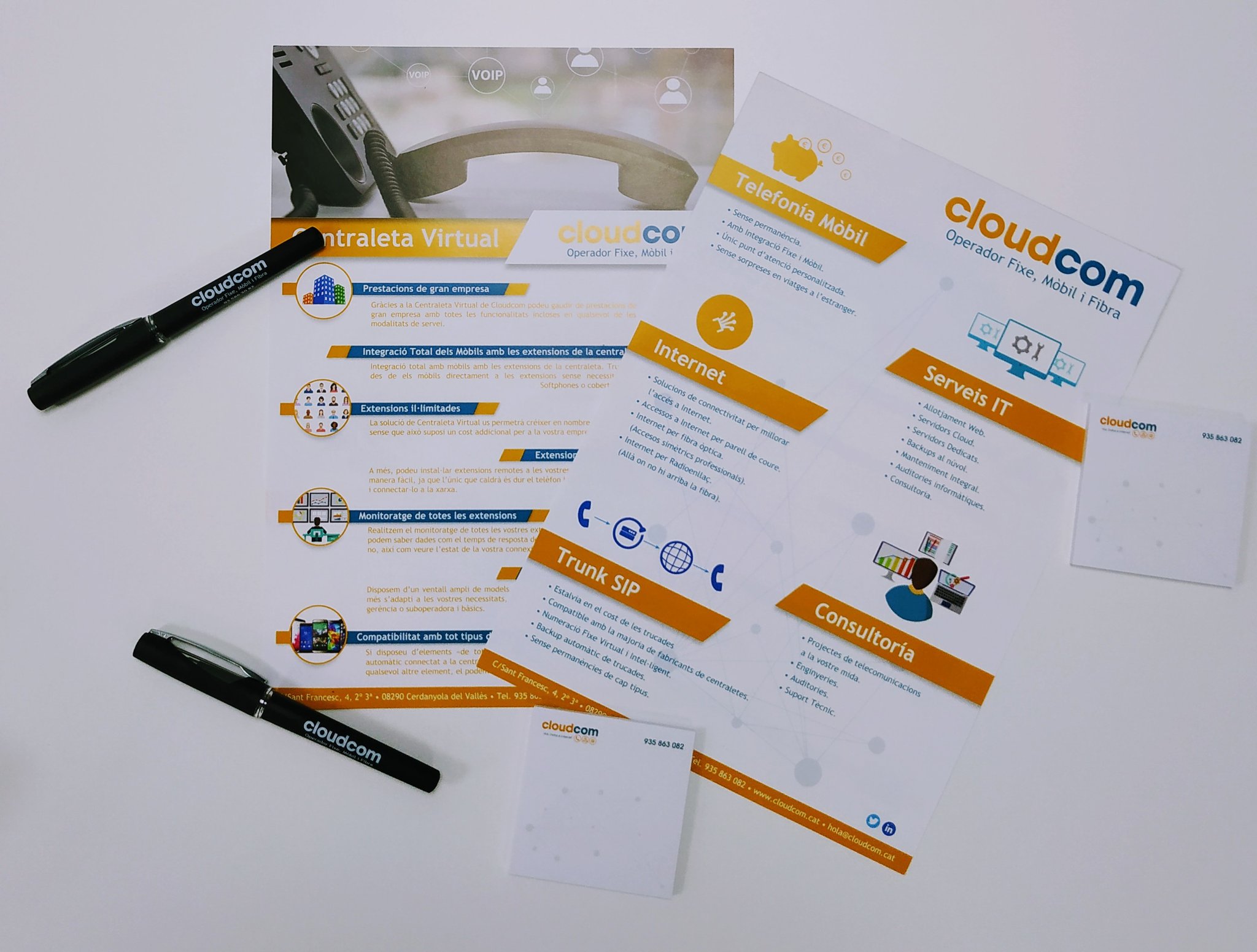 Cloud Comunicaciones on Twitter: "Ja tenim els obsequis que repartirem a La Nit de Cerdanyola ...