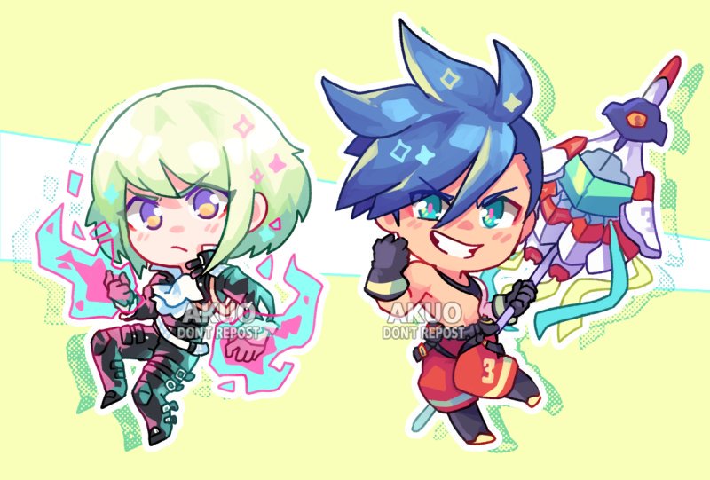 PROMARE chibi set? Here you got my Prom」|🪸Magical Akuo🪸 ST0RE OPEN!のイラスト
