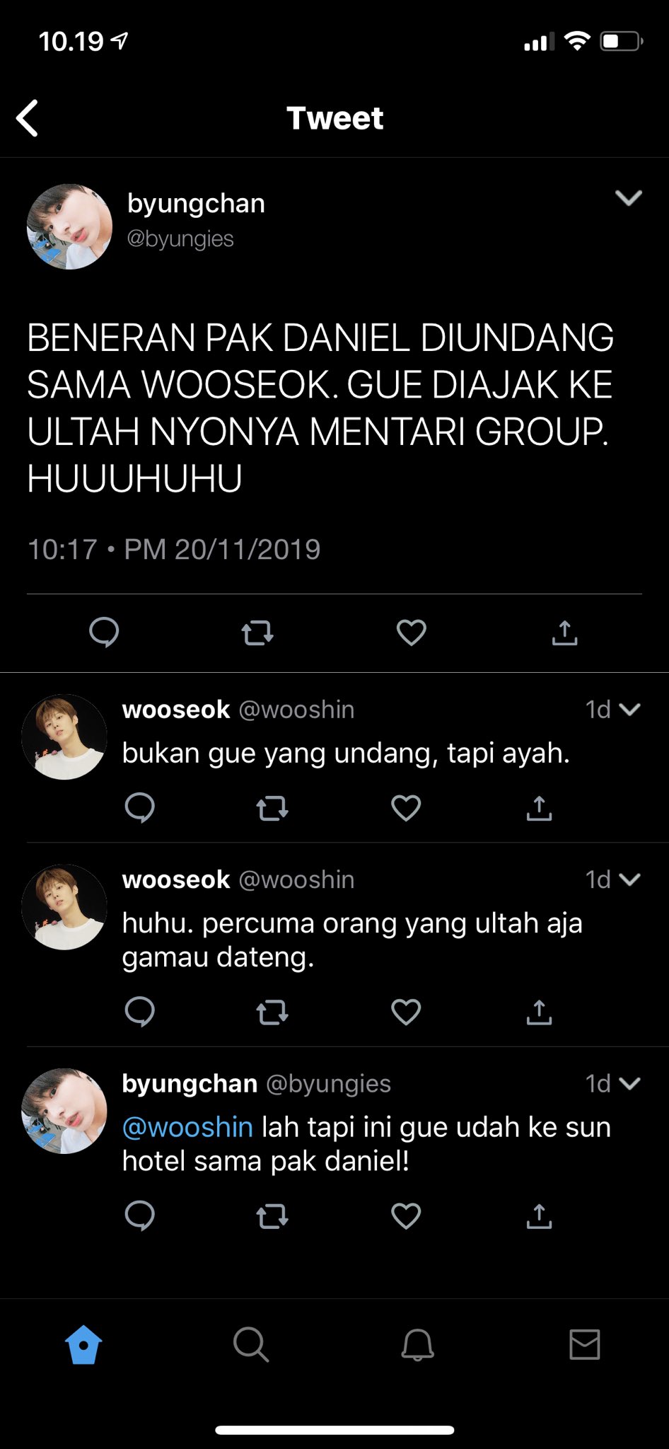 dan on Twitter: "byungchan dan pak daniel (lagi)…