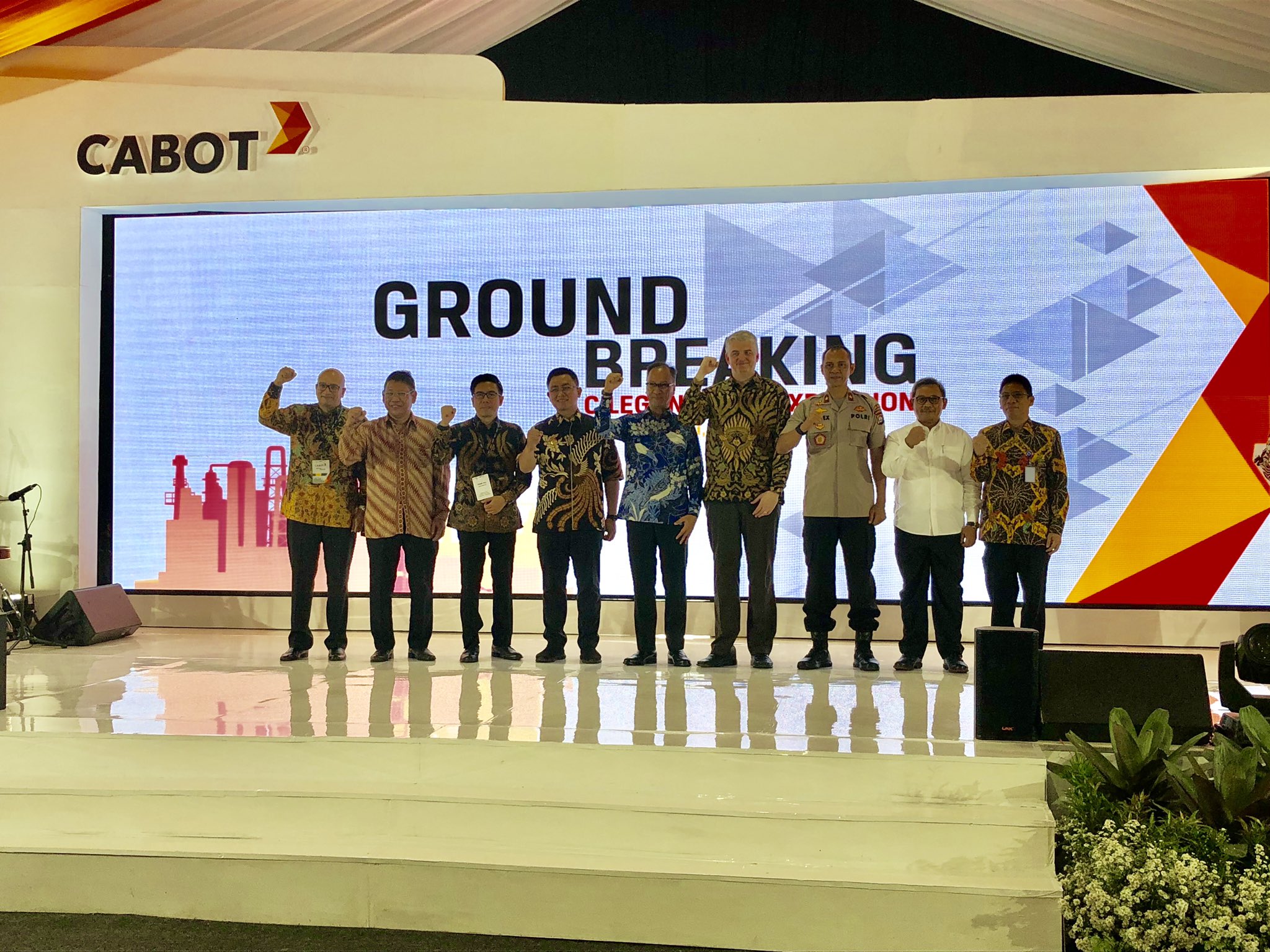 Kemenperin on Twitter: "Diharapkan proses pembangunan PT Cabot Asia Pacific South (PT. CAPS ...