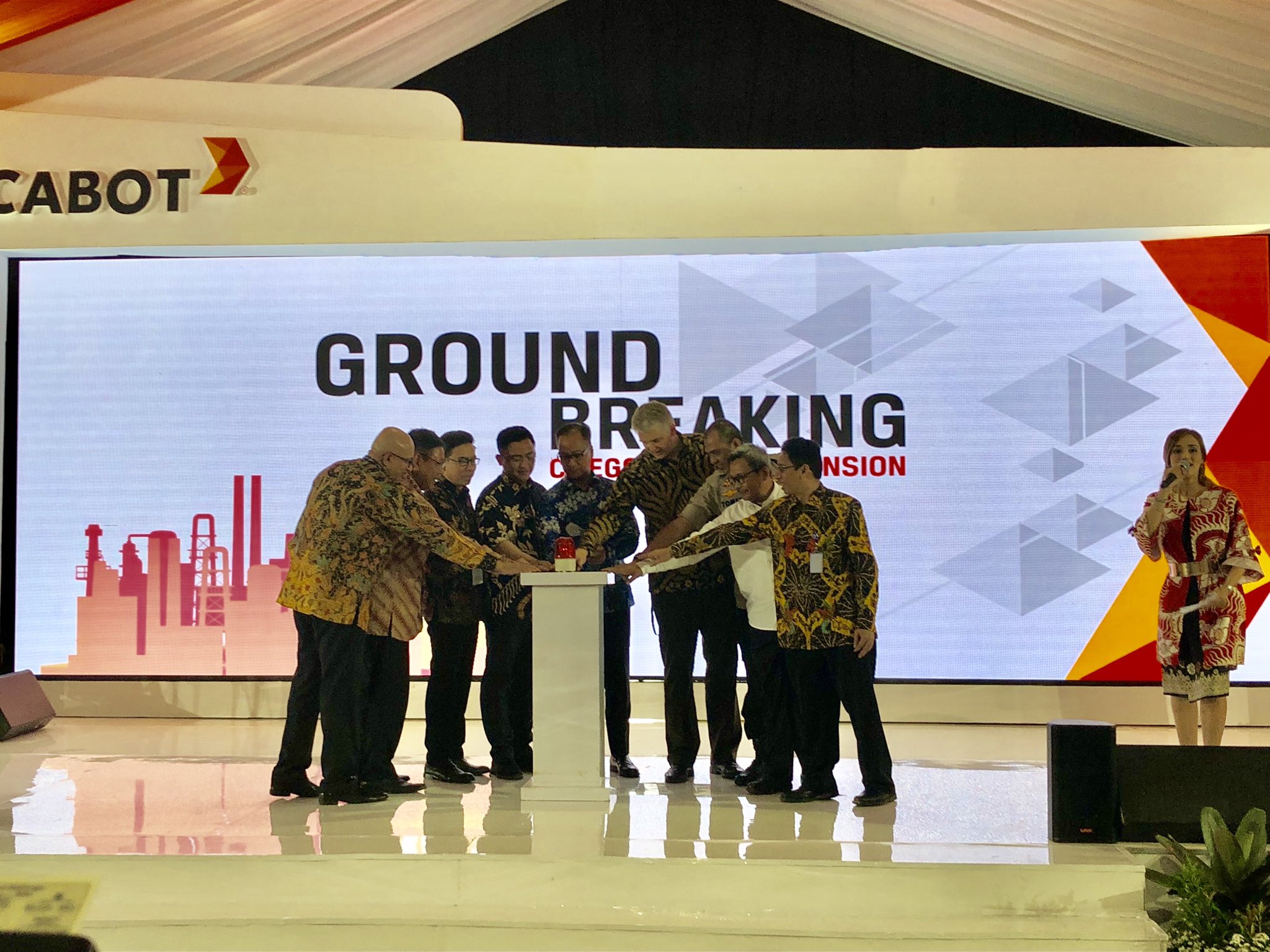 Kemenperin on Twitter: "Diharapkan proses pembangunan PT Cabot Asia Pacific South (PT. CAPS ...