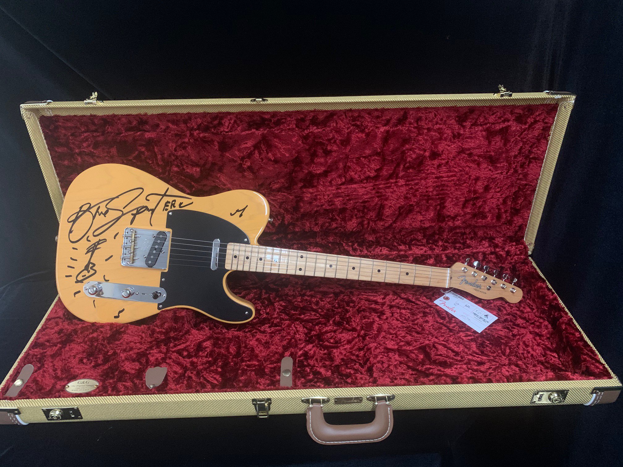 Fender Telecaster De Bruce Springsteen The Boss" Guitar