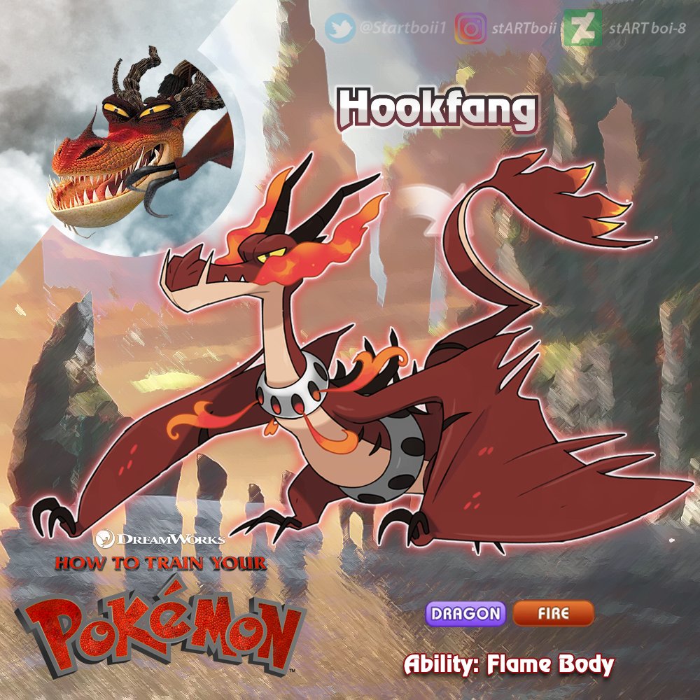 Monstrous Nightmare Dragon On Fire