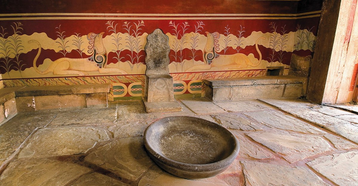 Ancient Roman Throne Room