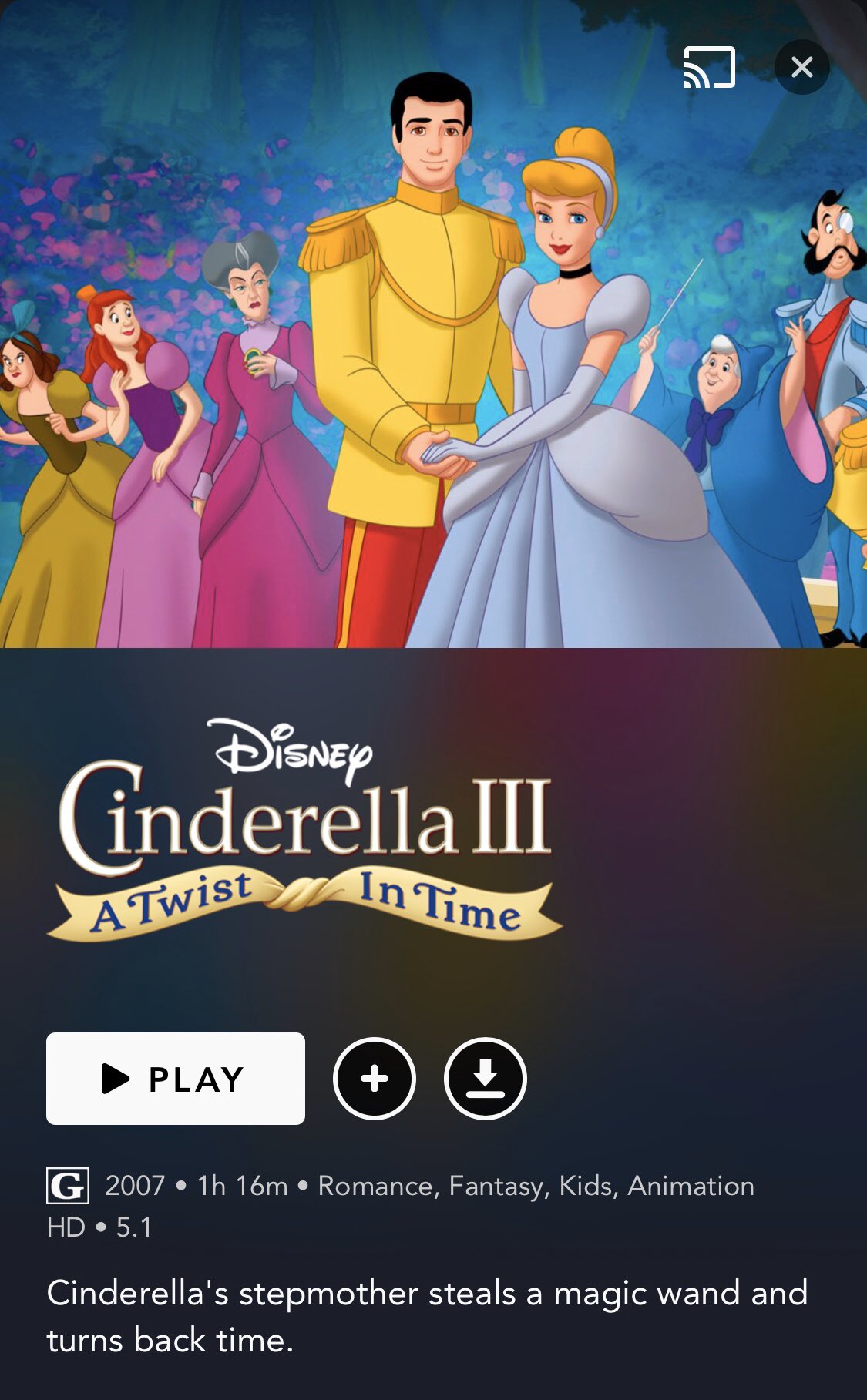 Cinderella 3 Movie Poster