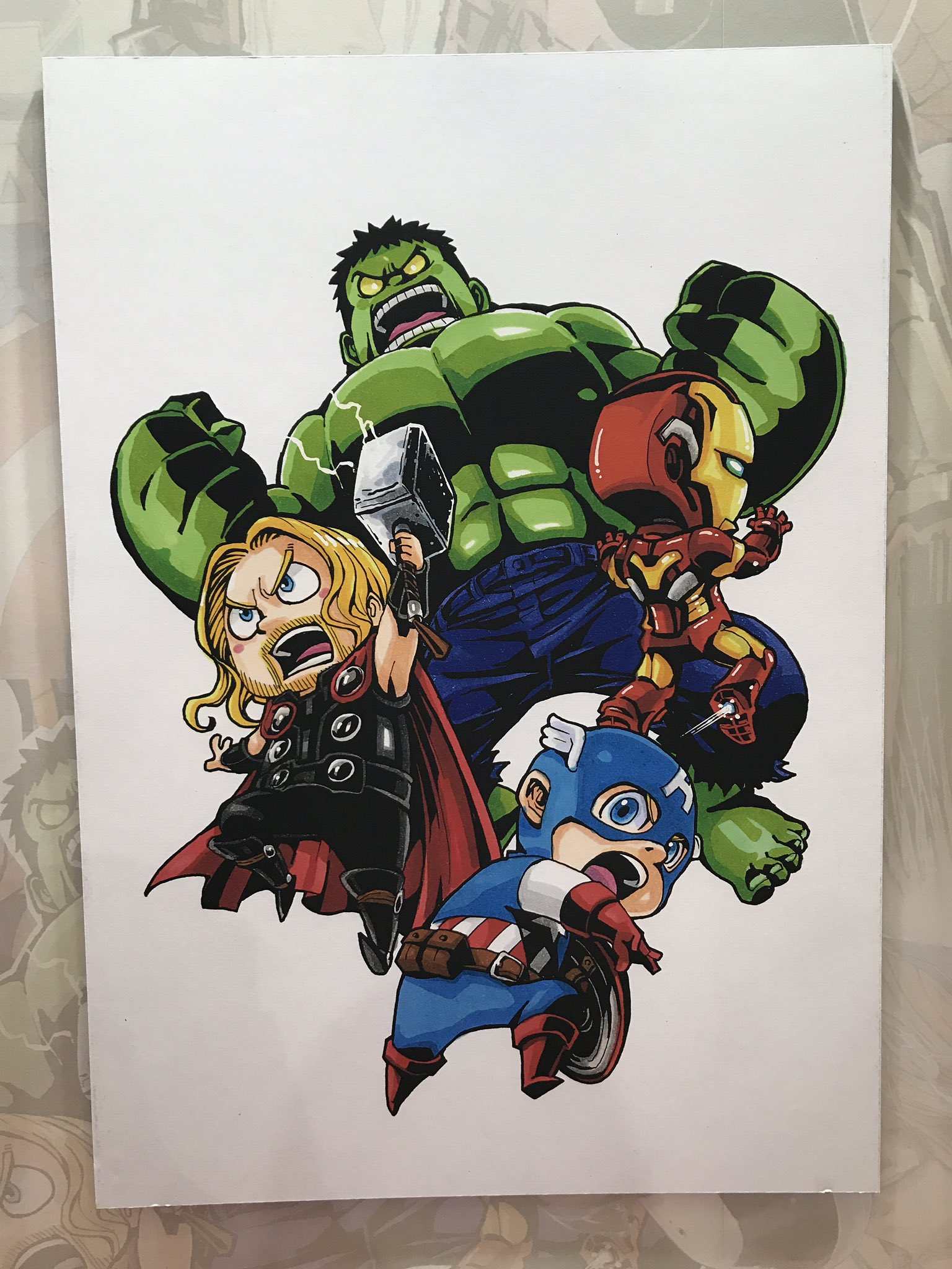 Avengers Cute Cartoon