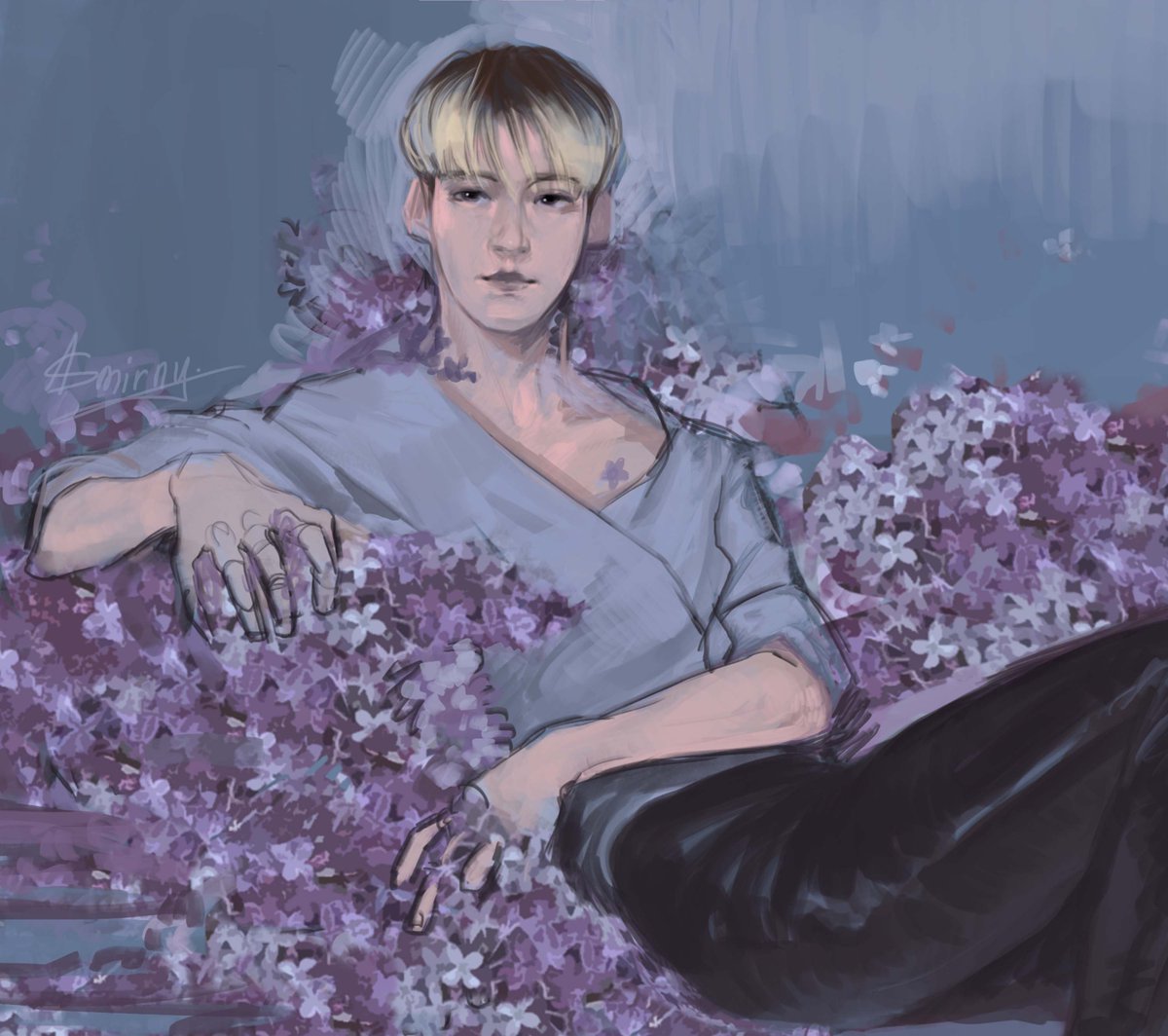 윤호 #ATEEZ #에이티즈 #YUNHO #ATEEZfanart #kp」|Smirnyのイラスト
