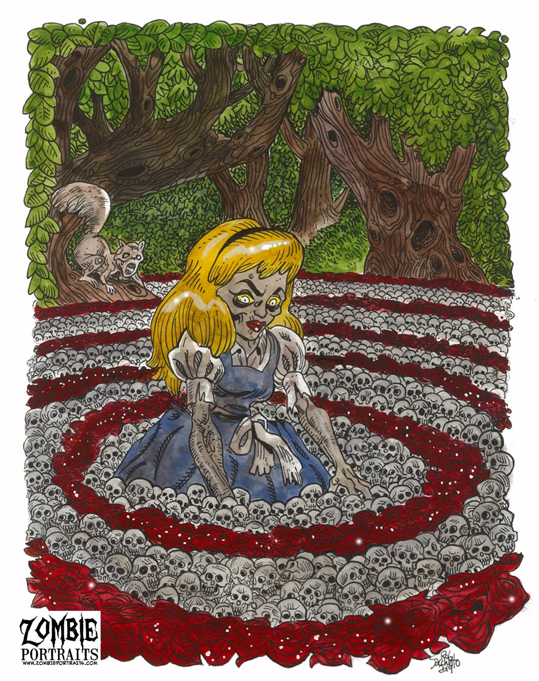 Zombified Alice In Wonderland