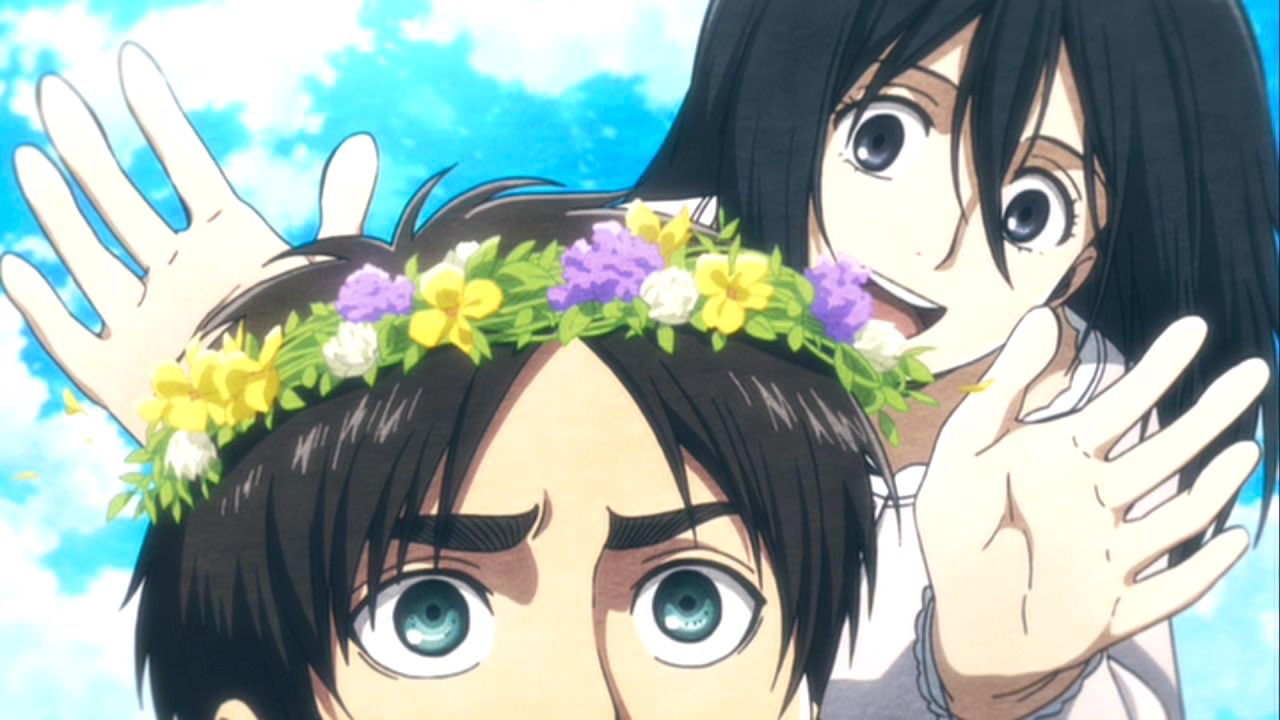 Attack On Titan Flower Crown Mikasa