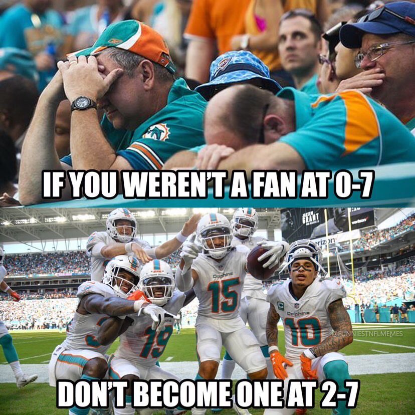 Nfl Dolphins Memes NFL On FOX | The Dolphins Have Won 3 Straight To