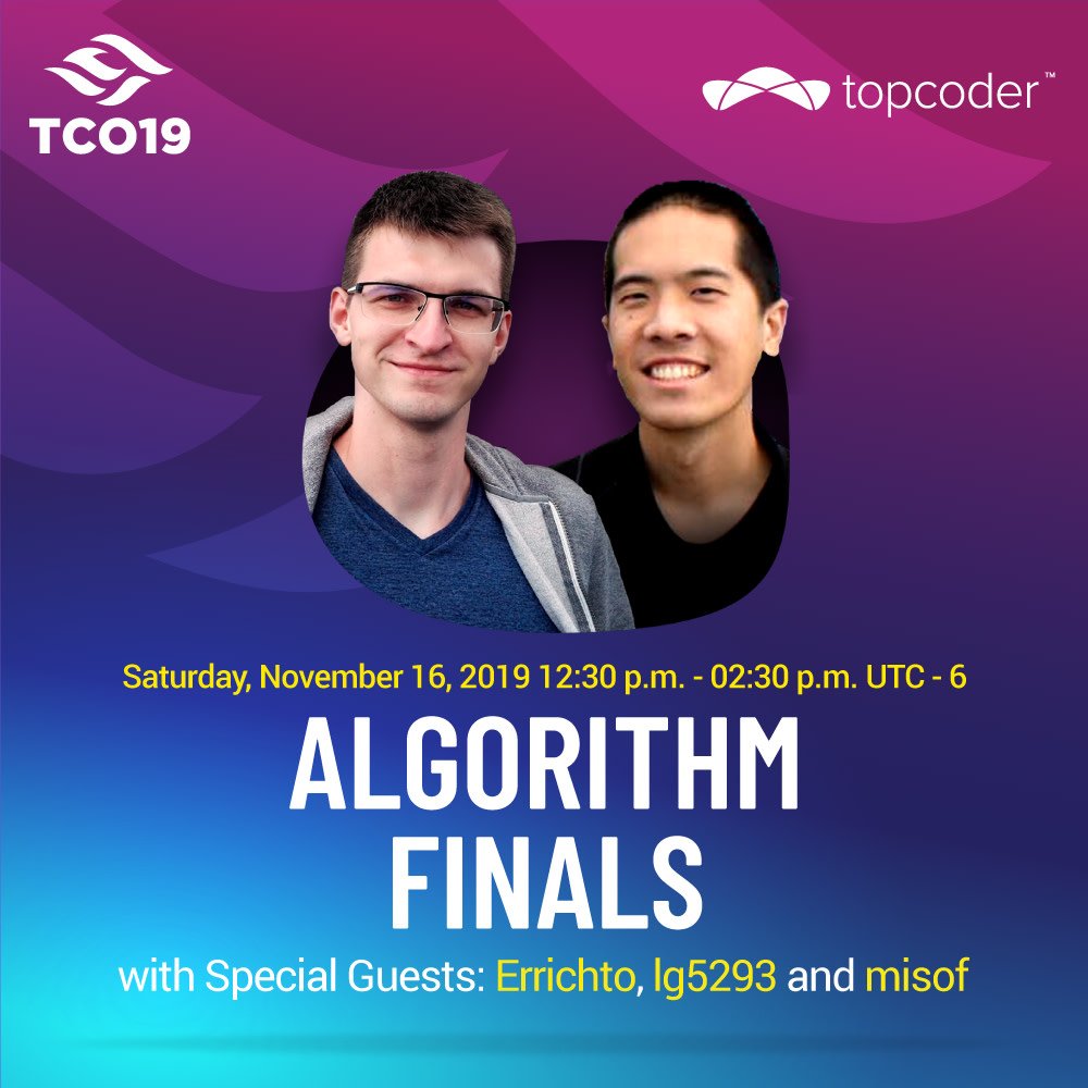 TCO19 Final (2ページ目) - Togetter