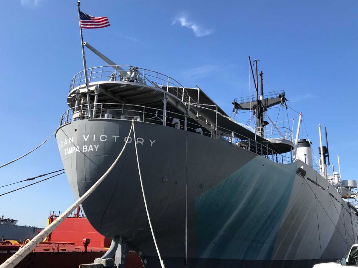 Honoring veterans aboard the SS American Victory in Tampa ...