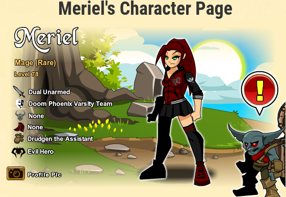 Adventure Quest Worlds Characters