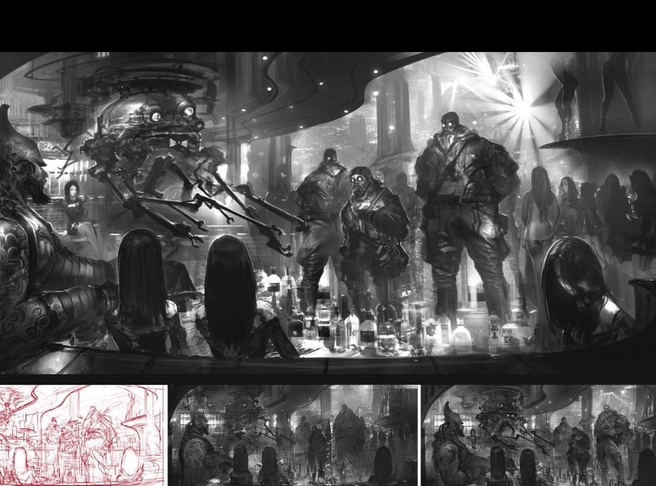 「Tribute to Feng Zhu with a collection of Sketches. 48 Hours 」IAMAGの漫画