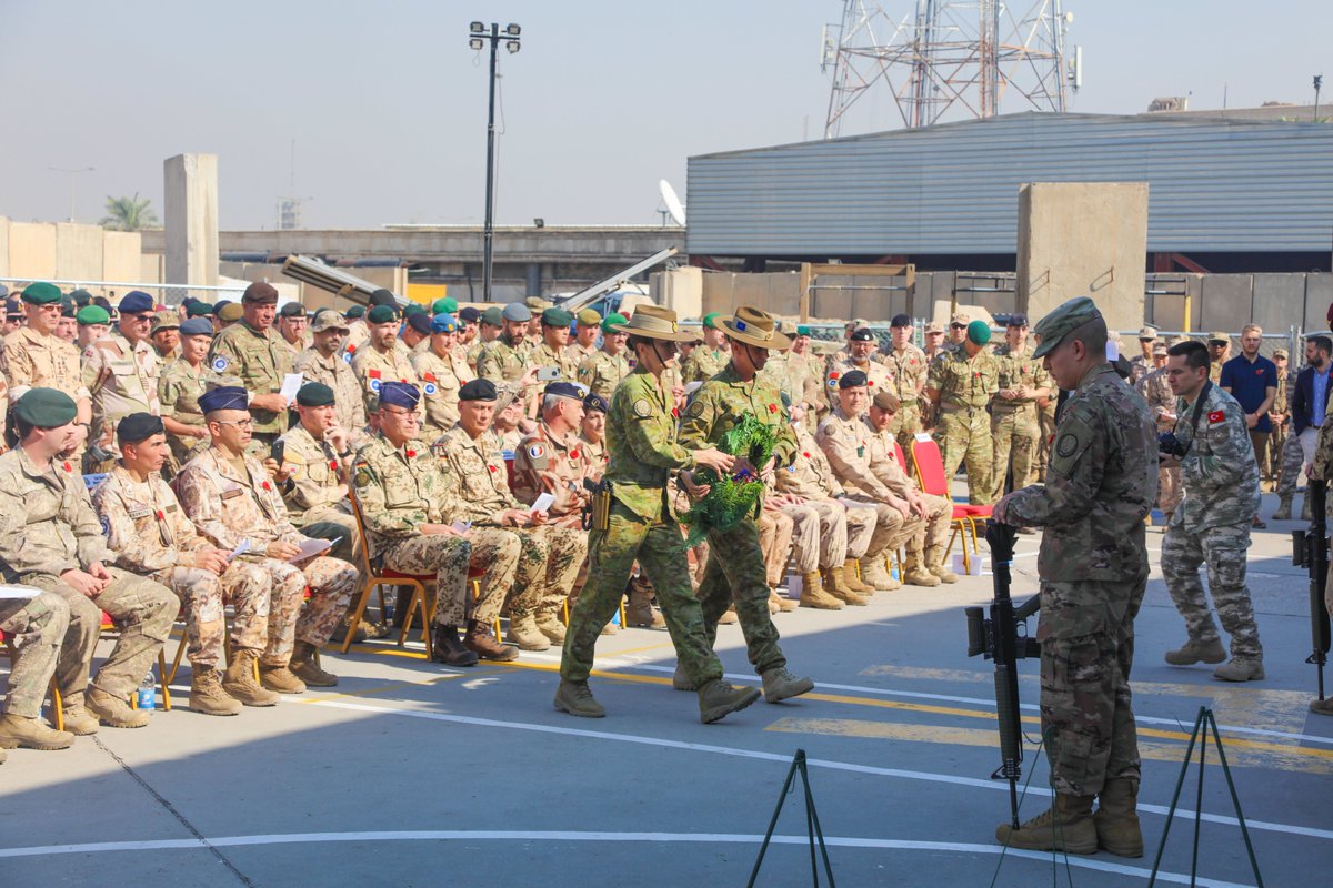 Armistice Ceremony at Union III, Baghdad, Iraq, Nov. 11, 2019 ...
