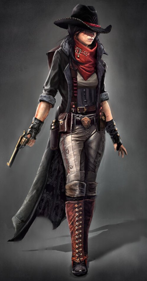 Gunslinger Concept Art