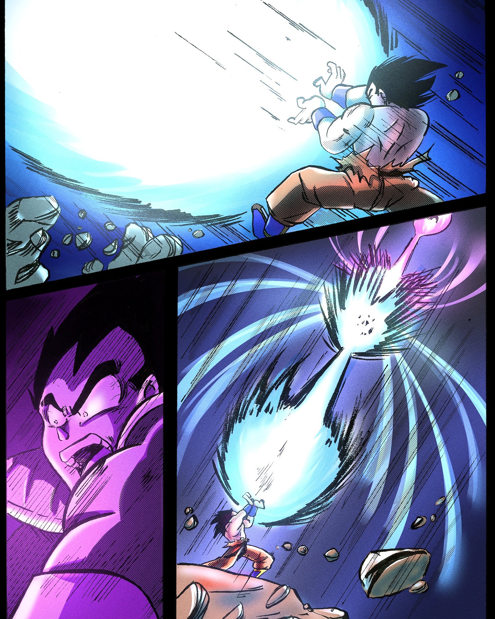 Goku Vs Vegeta Kaioken