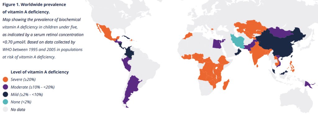 Vitamin A Deficiency Map
