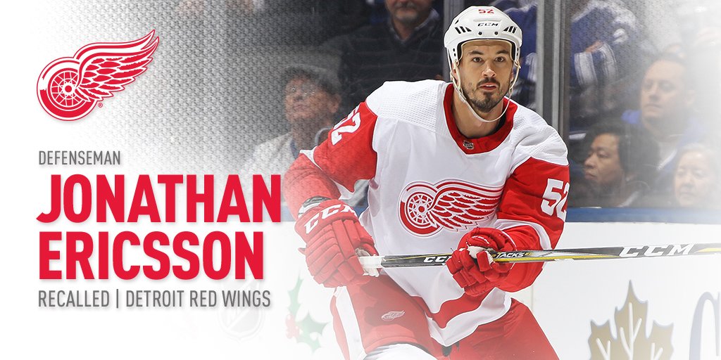 Jonathan Ericsson Red Wings