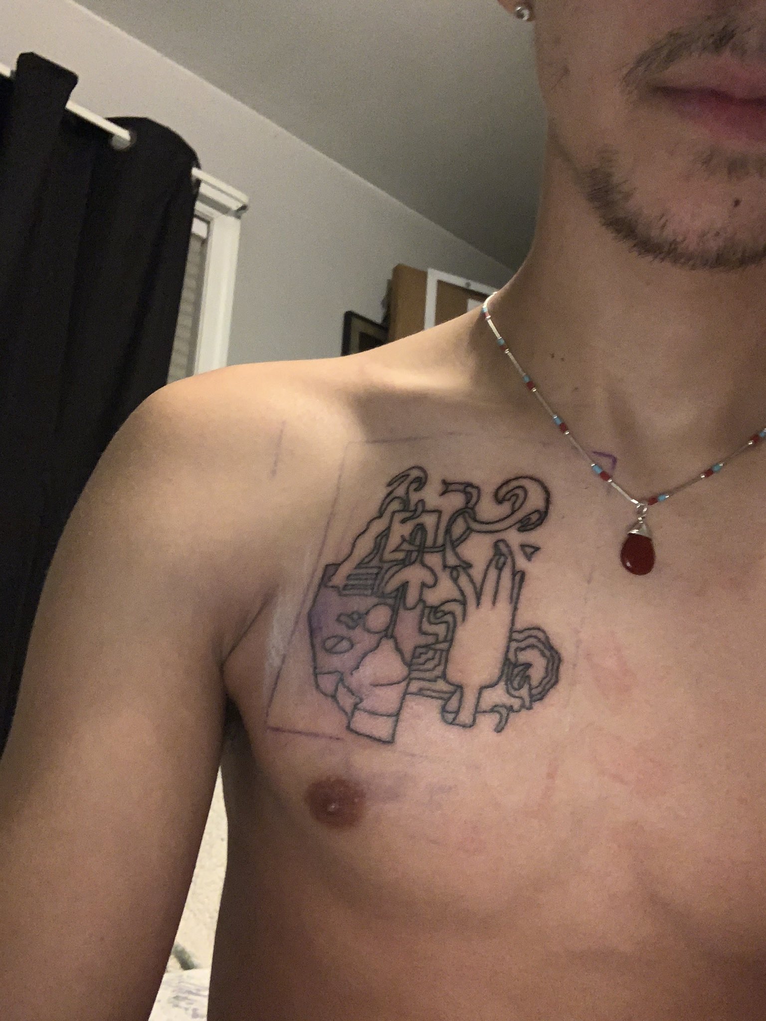 Mac Miller Chest Tattoo