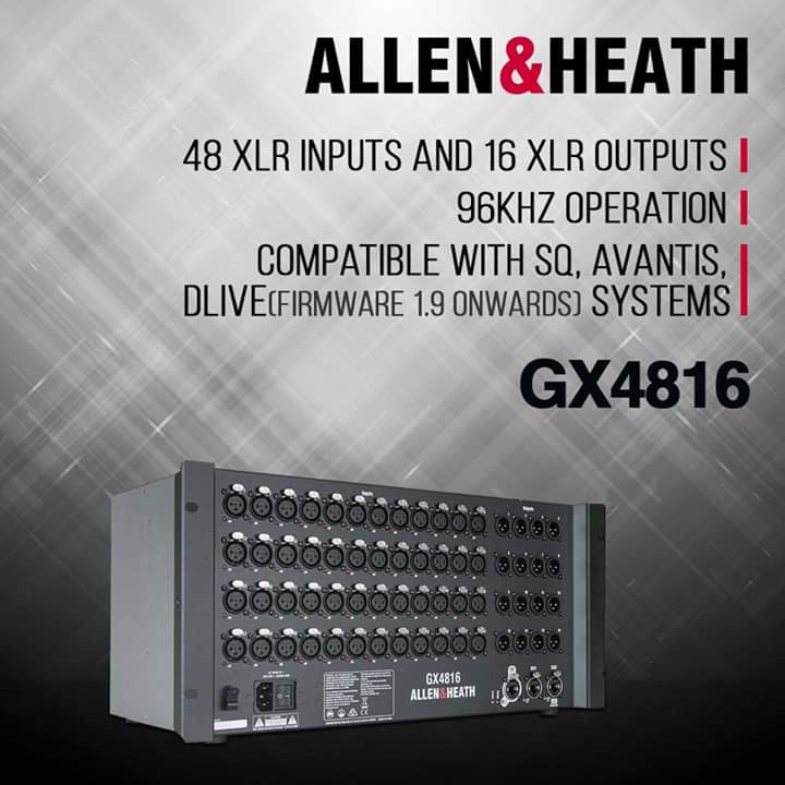 Allen & Heath GX4816 Multicore audio digital | AudioVision.ro