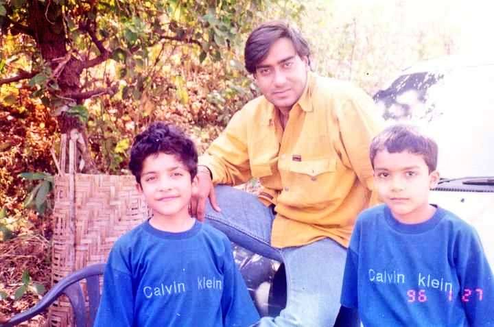 Childhood Photos Of Ajay Devgan