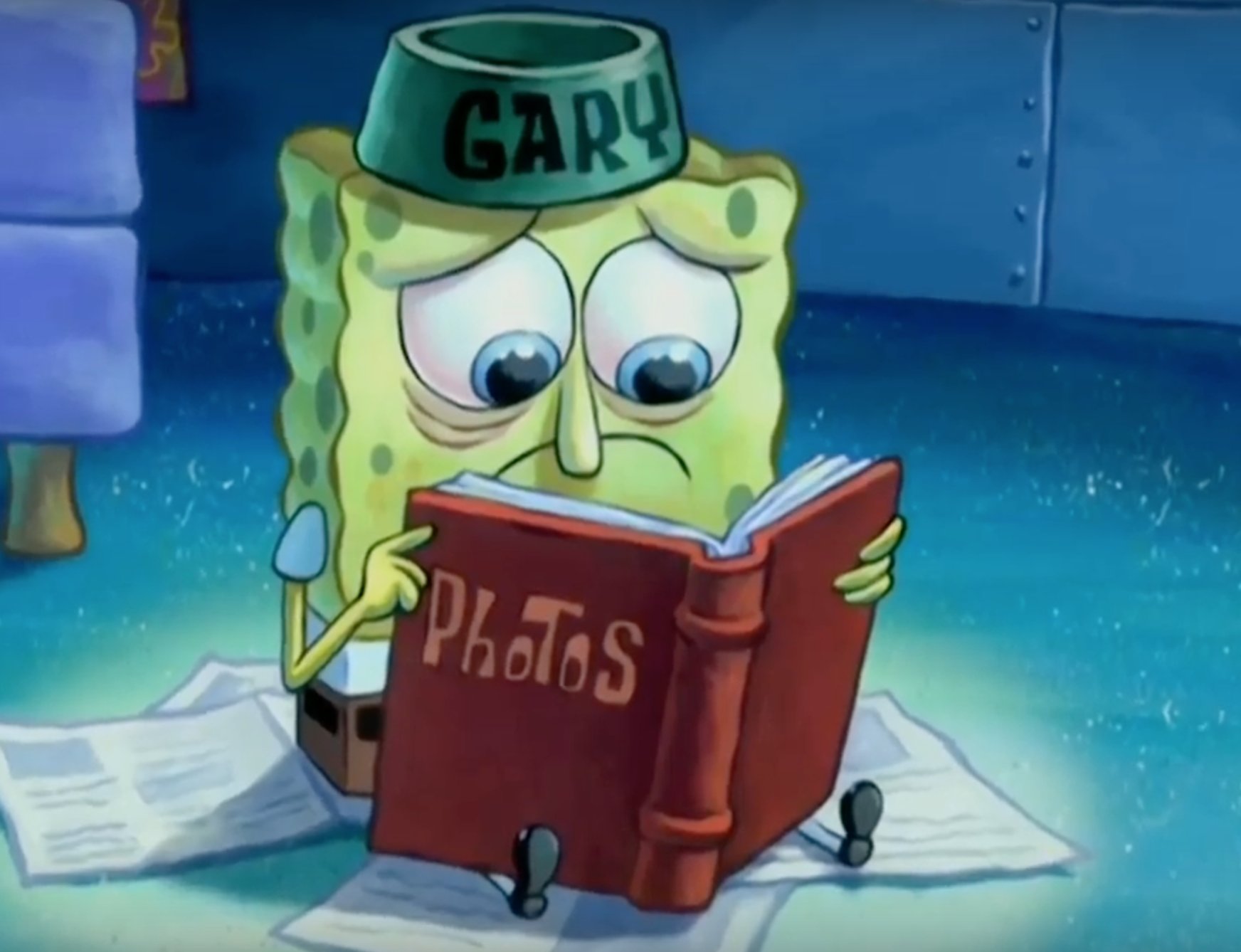 Spongebob Crying Gary