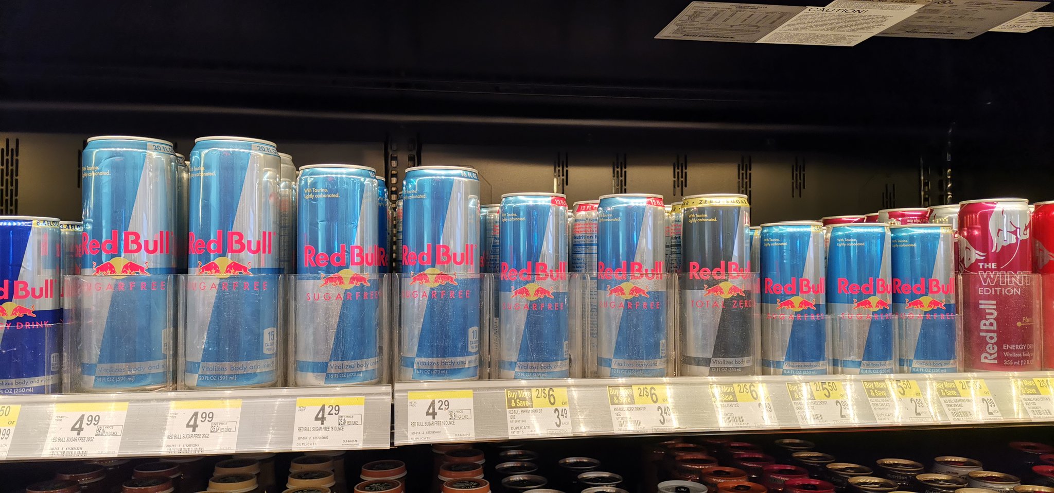 Red Bull Can Sizes