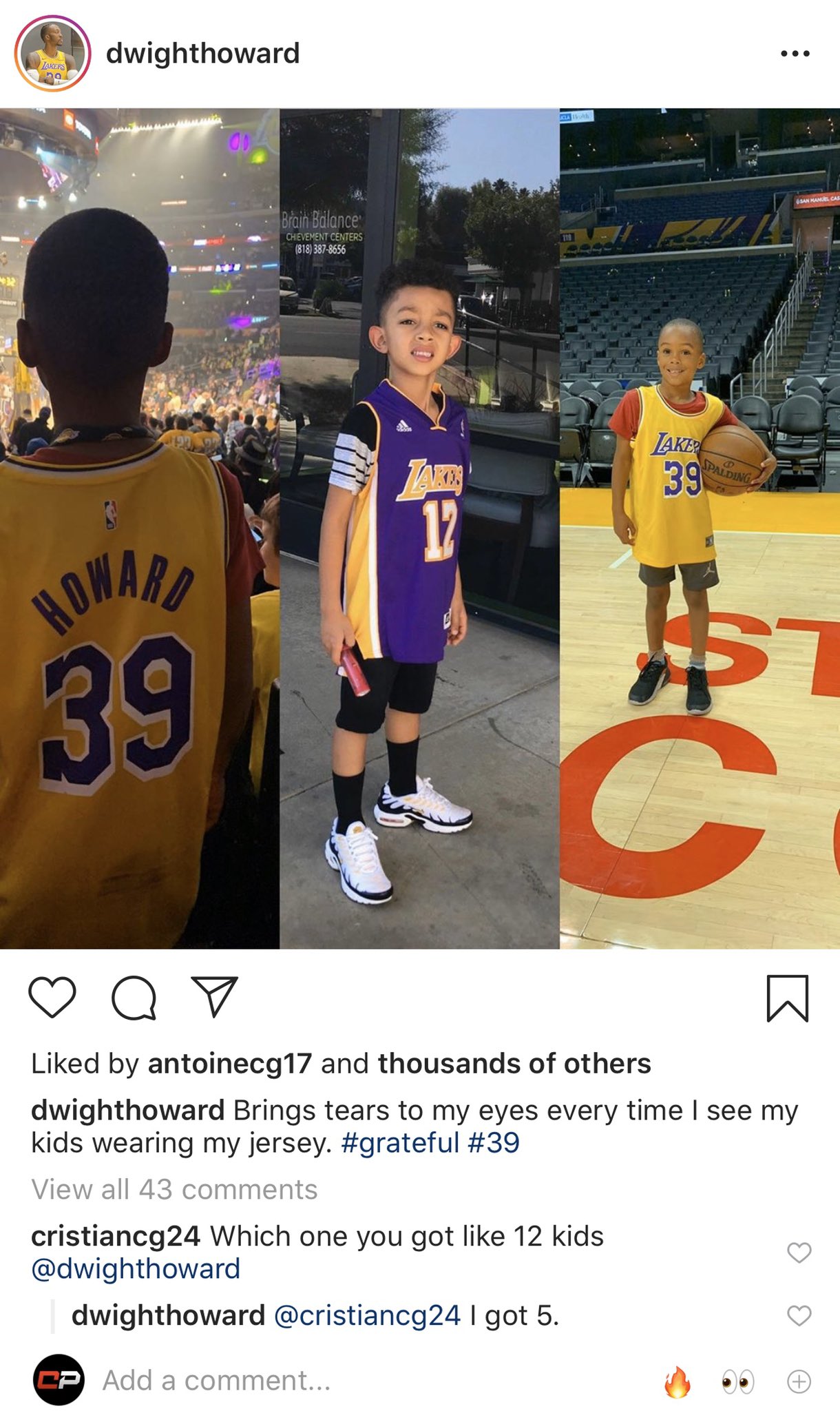 Dwight Howard 5 Kids